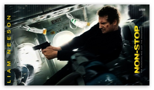 Non-Stop 2014 Film 4K UHD Wallpaper for UltraHD Desktop and TV