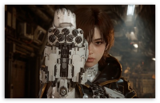 Stellar Blade Blood Rain Video Game - Evie 4K UHD Wallpaper for UltraHD ...