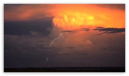 Sunset Lightning PSP 4K UHD Wallpaper for UltraHD Desktop and TV ...