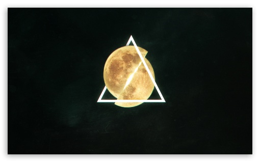 The broken Moon 4K UHD Wallpaper for UltraHD Desktop and TV ...